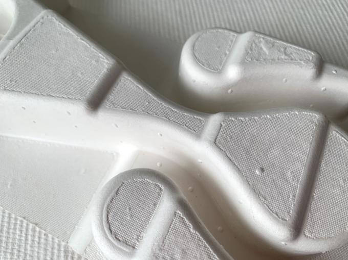 Thermoformed Wet Press Molded Pulp White Protective Pure Fiber Pulp ...