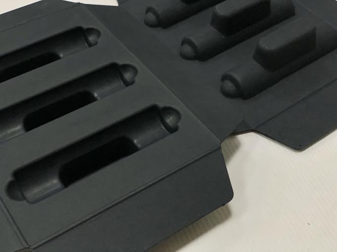 Black Foldable Thermoformed Molded Pulp Thin Walled